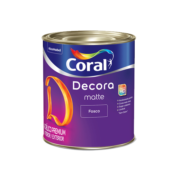 DECORA MATTE FO BASE MF 0,8L | Cia Distribuidora